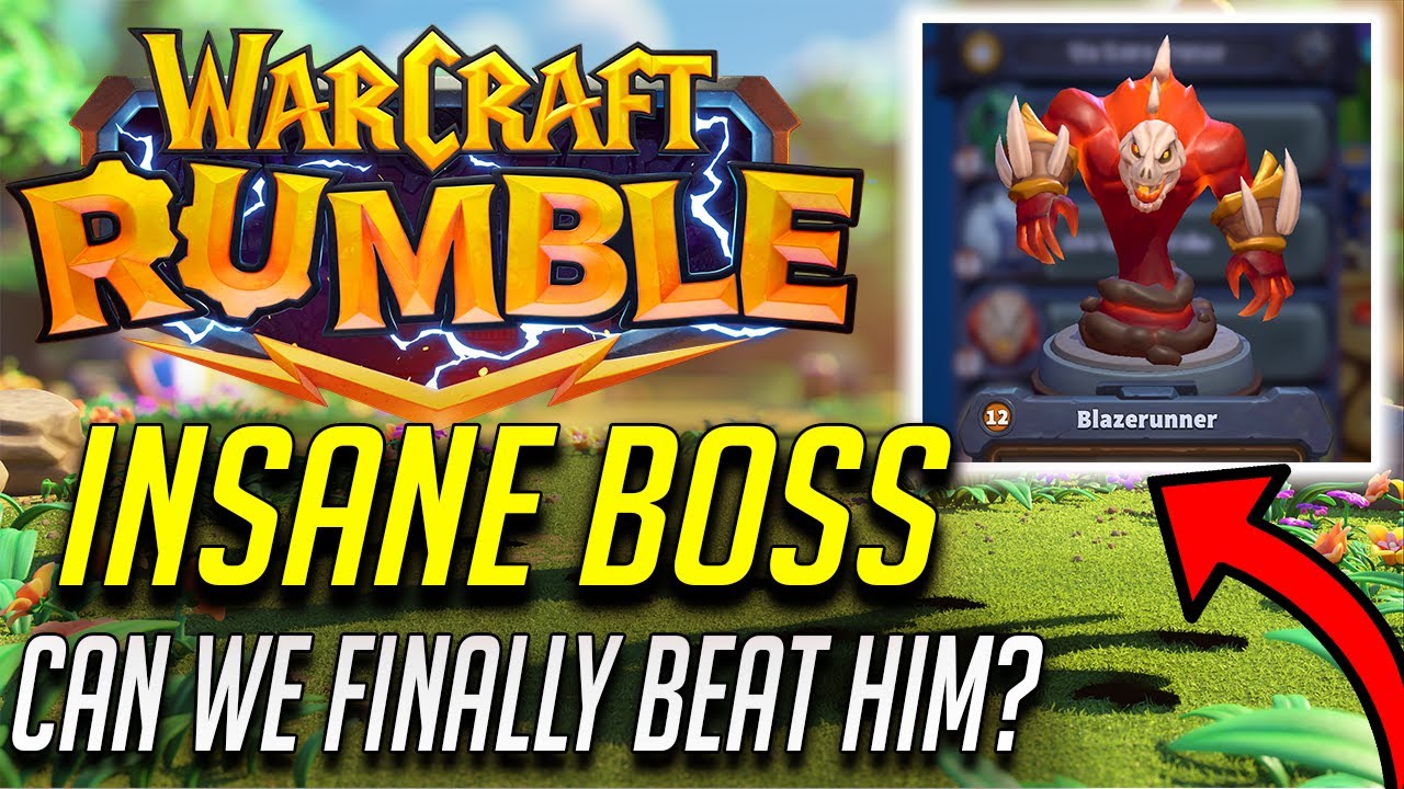 CAN WE FINALLY BEAT BLAZERUNNER (THIS BOSS IS SO HARD)? #Warcraft_Rumble_Partner - YouTube