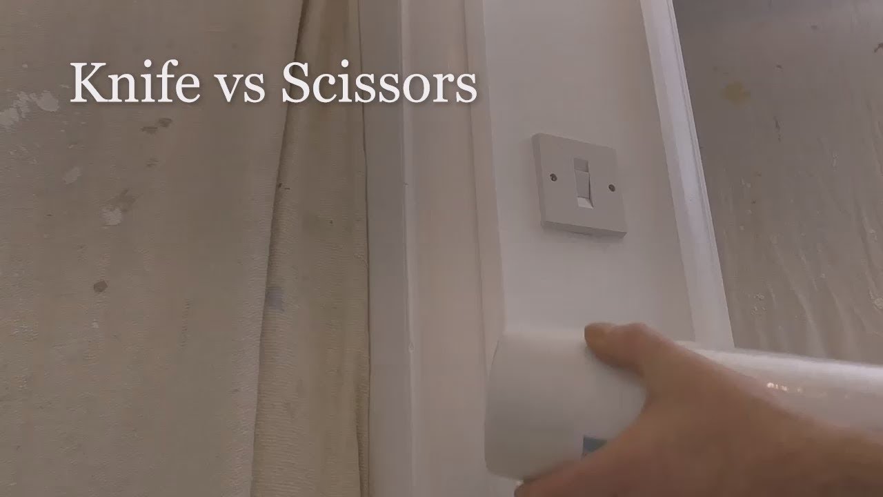 How To Paper Around Electrical Sockets And Switch Plates - YouTube