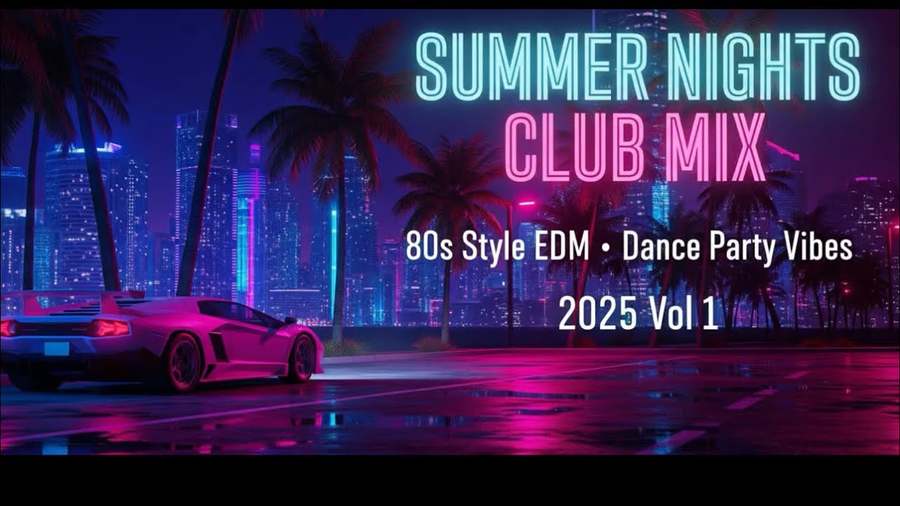 Summer Nights Club Mix – 80s Style EDM • Dance Party Vibes 2025 vol 1 ...