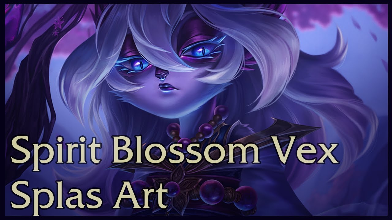 Spirit Blossom Vex SplashArt Timelapse - YouTube