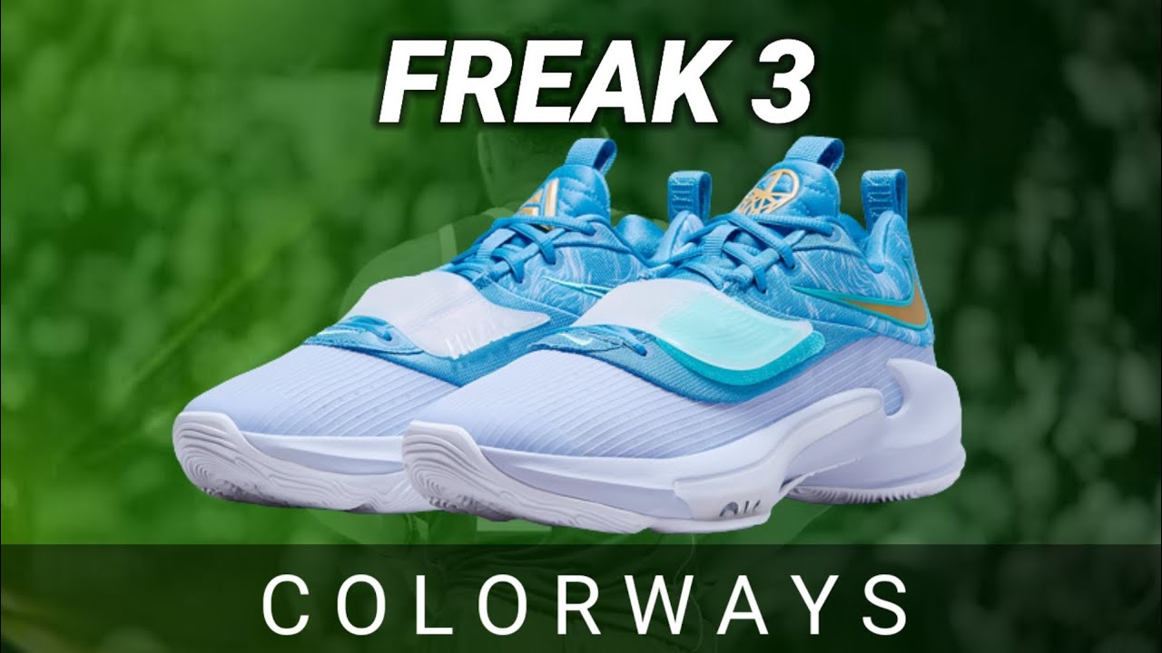 Nike FREAK 3 Colorways - YouTube