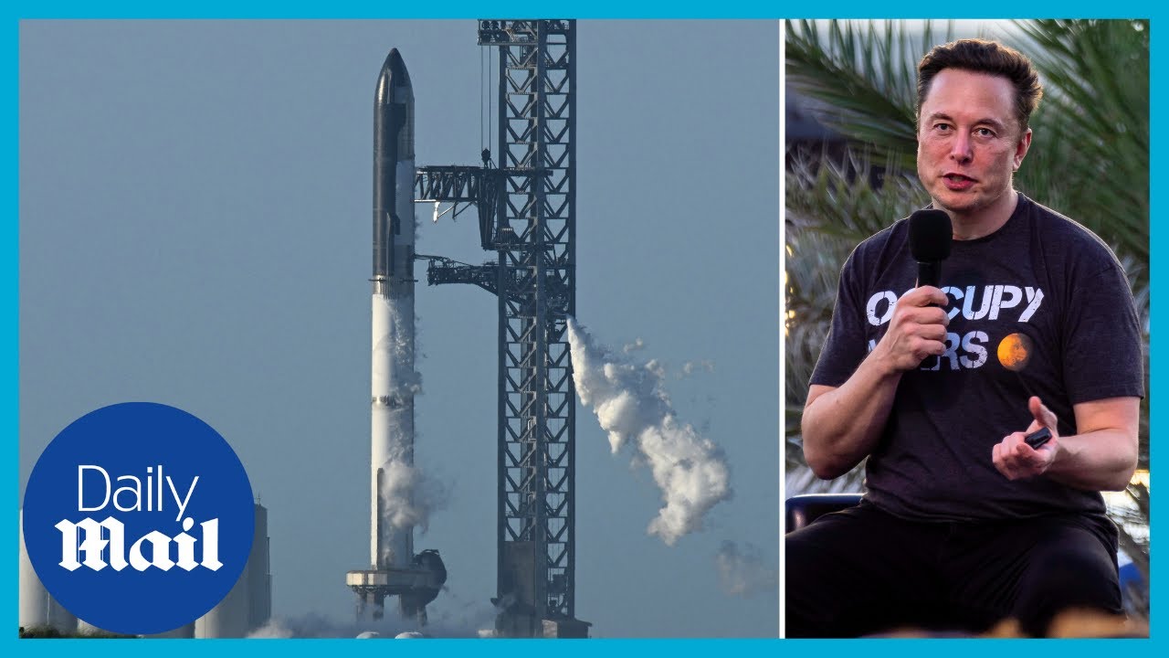 SpaceX LIVE: Starship's first-ever orbital test flight - YouTube