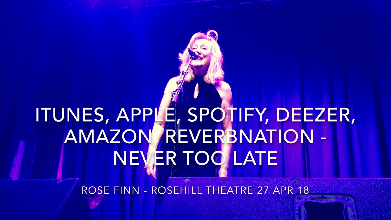 Rose Finn Live at Rosehill Theatre - YouTube
