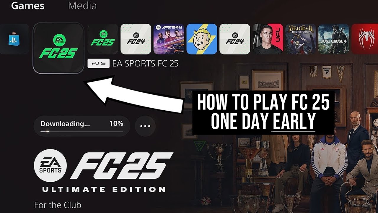 How to Play FC 25 Early (BEFORE OFFICIAL RELEASE ON 19TH) - YouTube