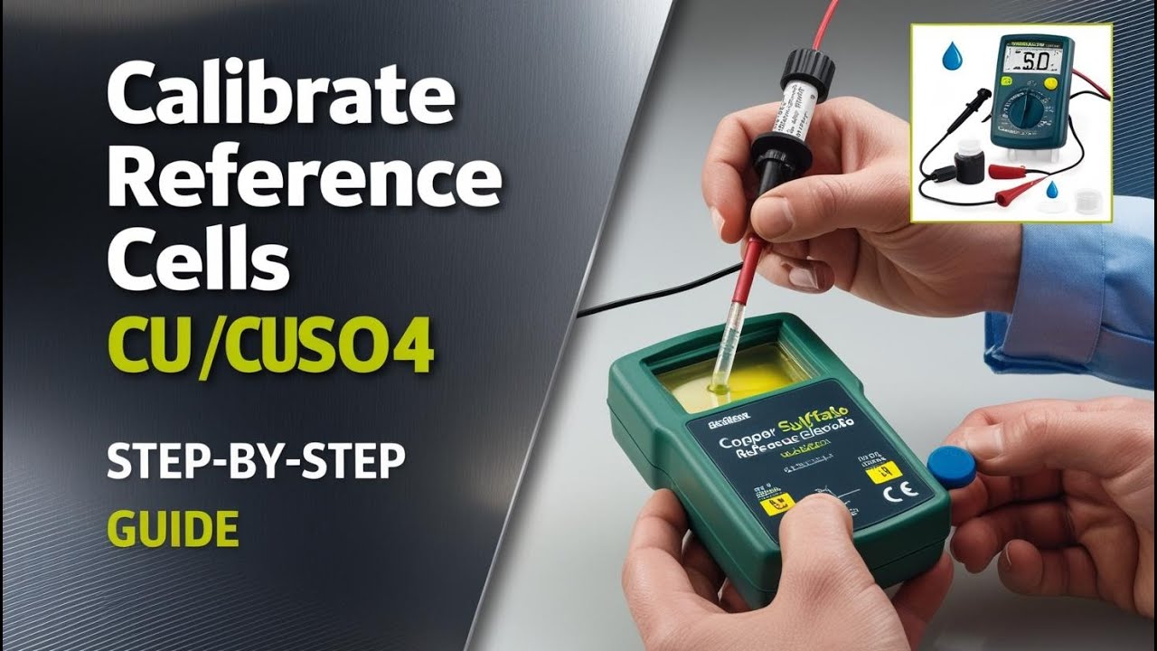 How do I calibrate portable reference cells. Version English - YouTube