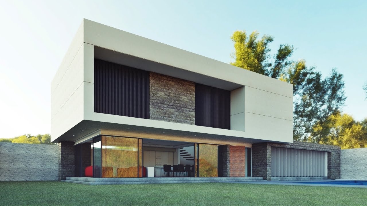 Mi primer Render exterior con Vray para sketchup - YouTube