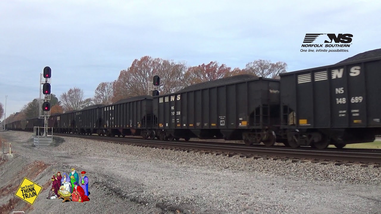 NS 9622 (GE C44-9W) leads NS 822 - YouTube