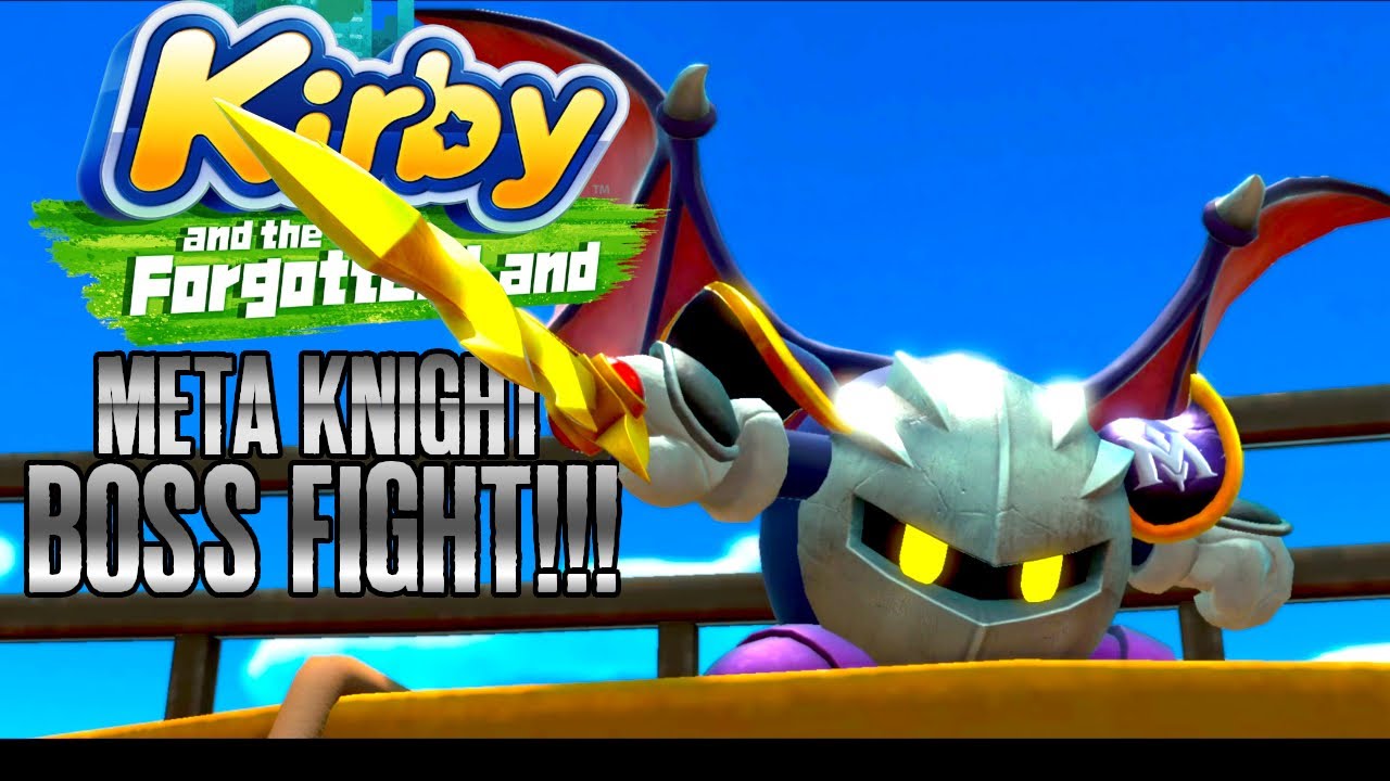 Fighting Meta Knight In Kirby And The Forgotten Land - YouTube