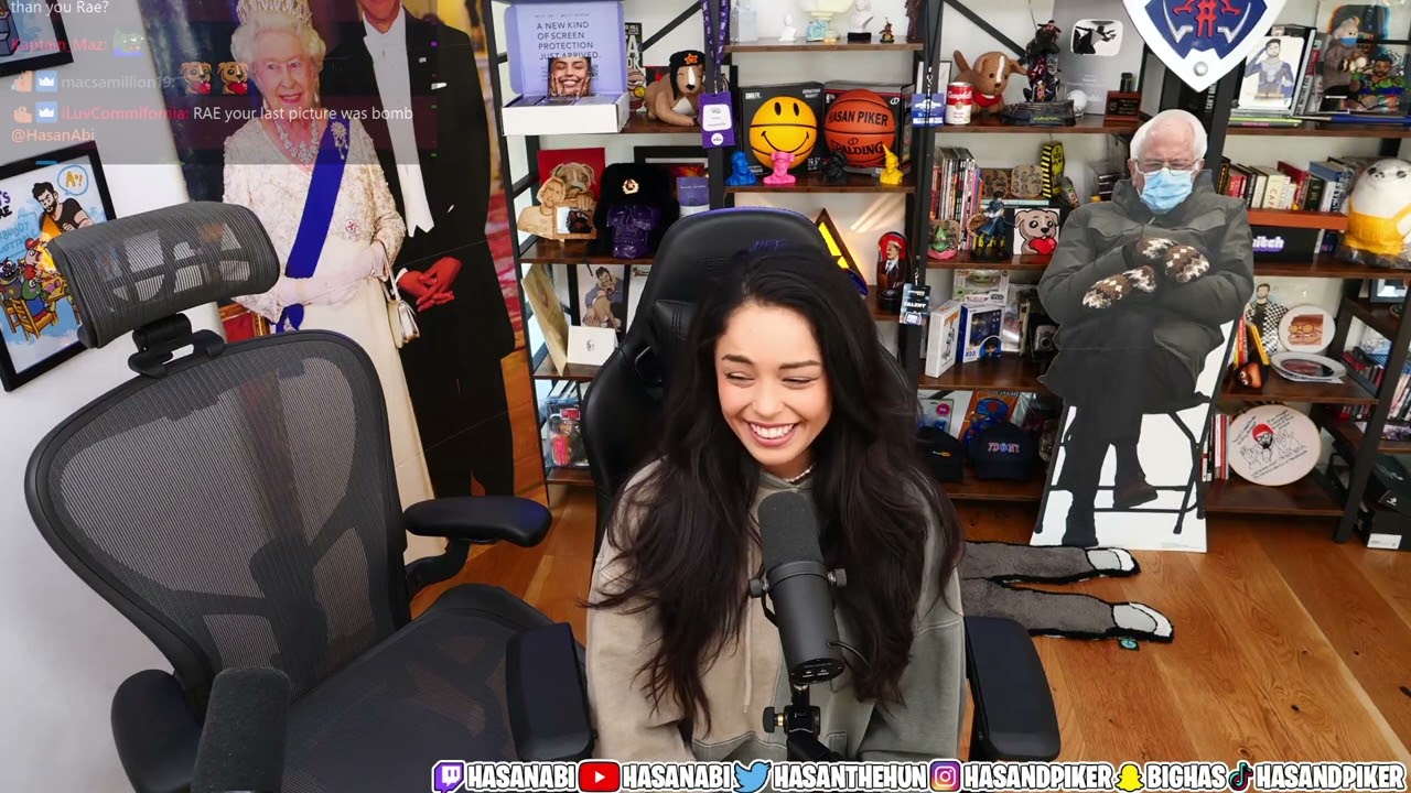 Valkyrae Got Scared on Hasan's Stream Because She Remembered it's a ...