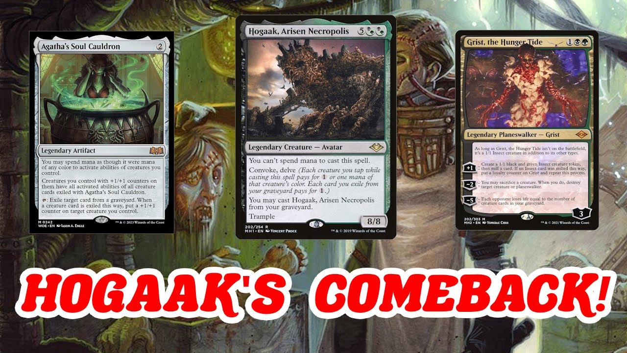 HOGAAK'S COMEBACK! Legacy Green Black Hogaak graveyard aggro with combo ...