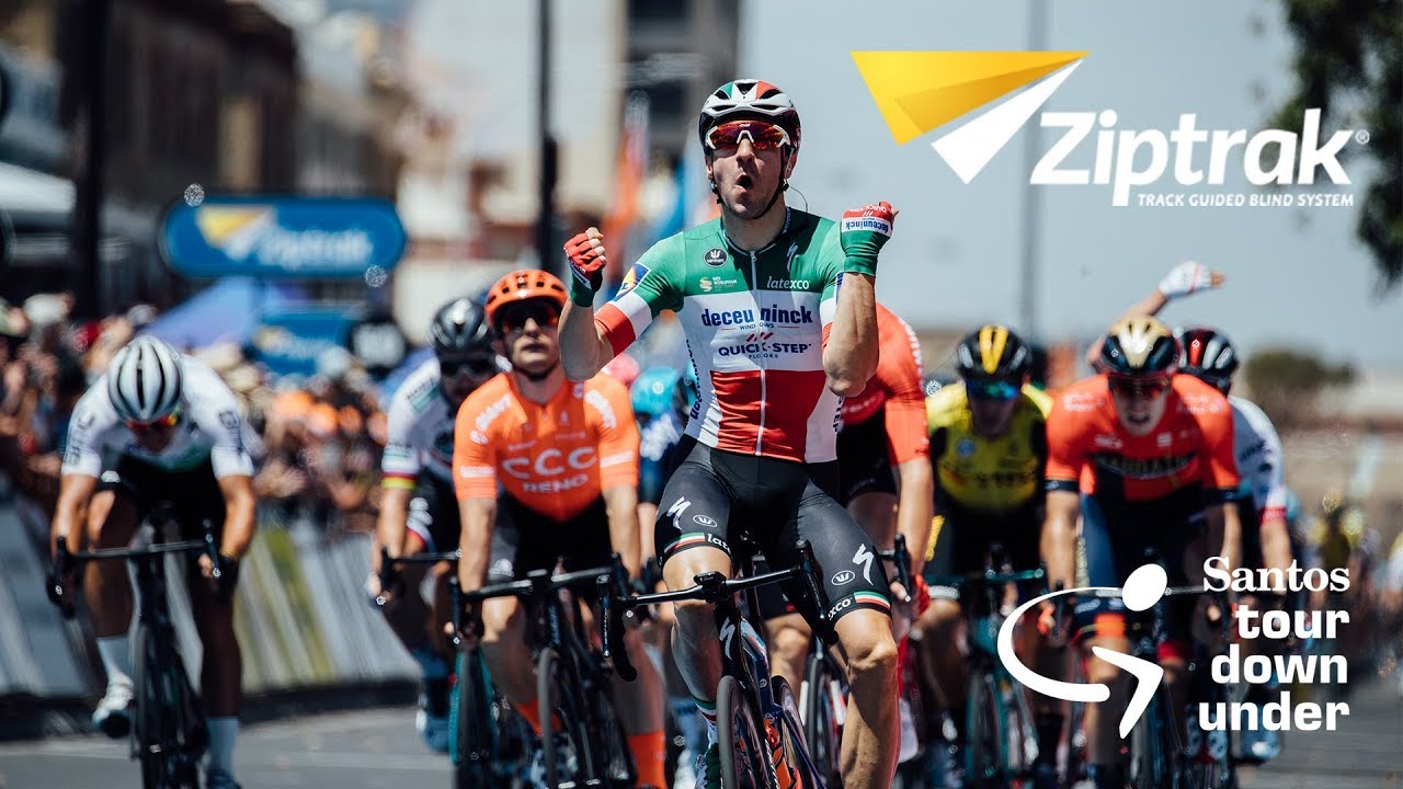Exciting racing highlights from the 2019 Santos Tour Down Under ...