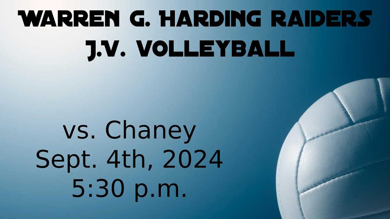 Warren G. Harding JV Volleyball vs. Chaney - YouTube