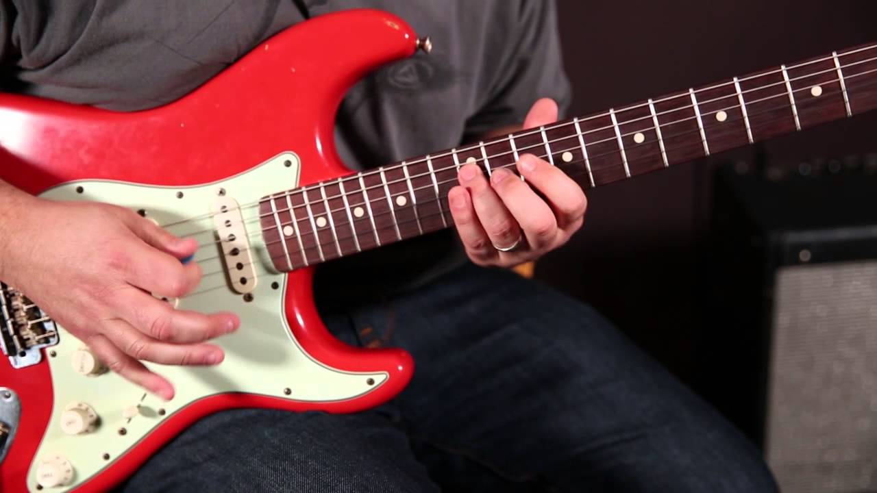Double Stop Bend with Rake Lick - Blues Rock Guitar Solo Lessons ...