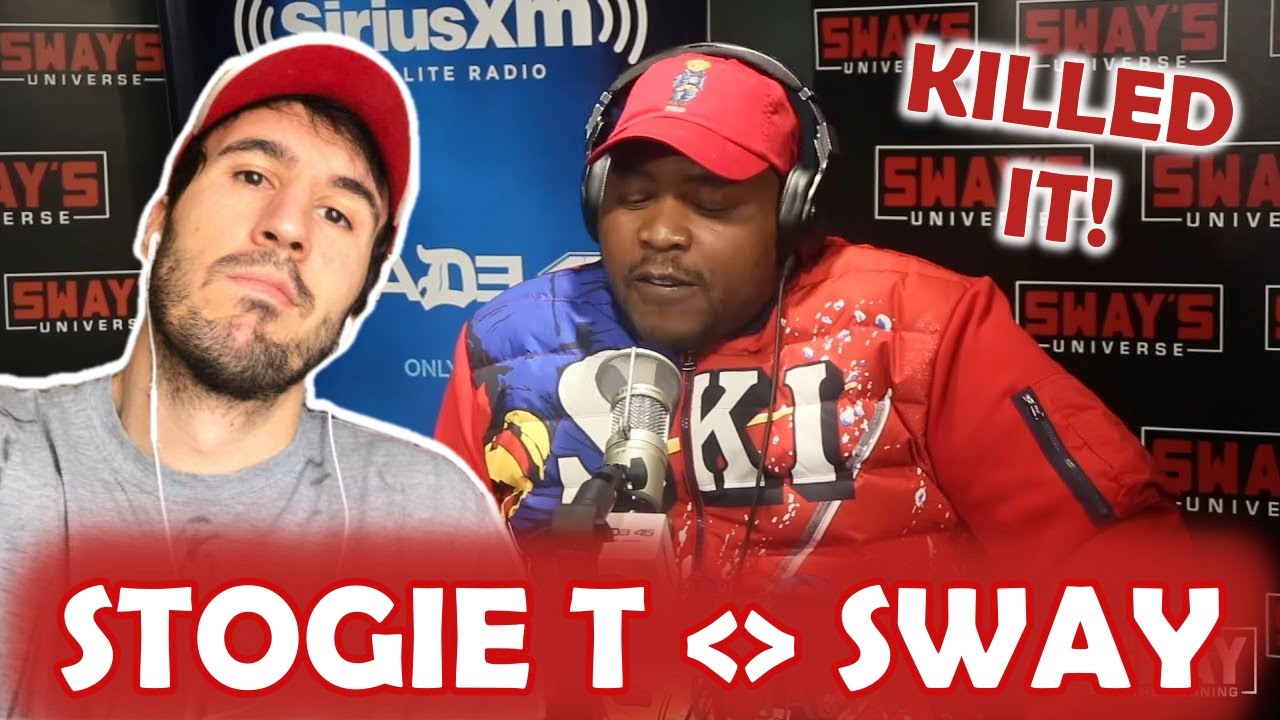 Stogie T Freestyles On Sway - South African Rap REACTION iKaanic - YouTube