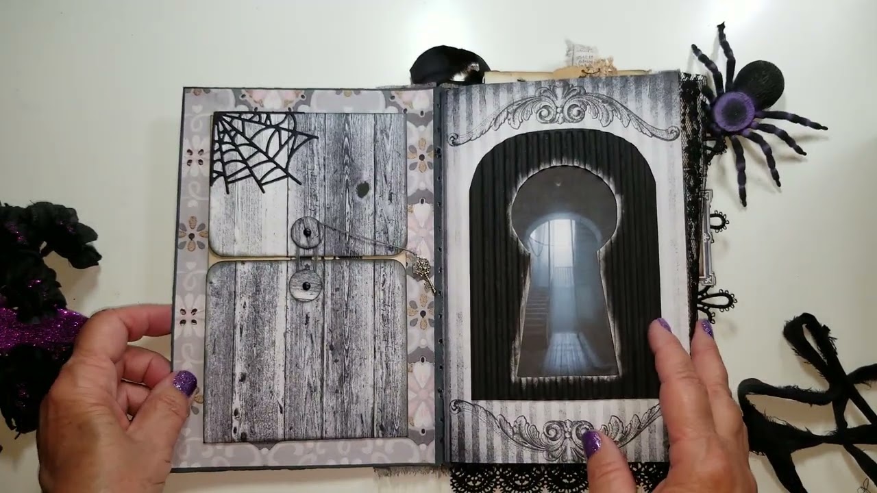 Gothic Elegance Journals and Haunted Victorian Mansion Journals Flip Through, Available for ...