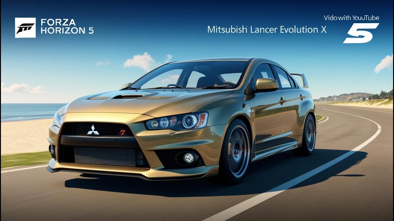 Forza Horizon 5 Beach ride with Evo X 2025 #ForzaHorizon5 #EvoX # ...