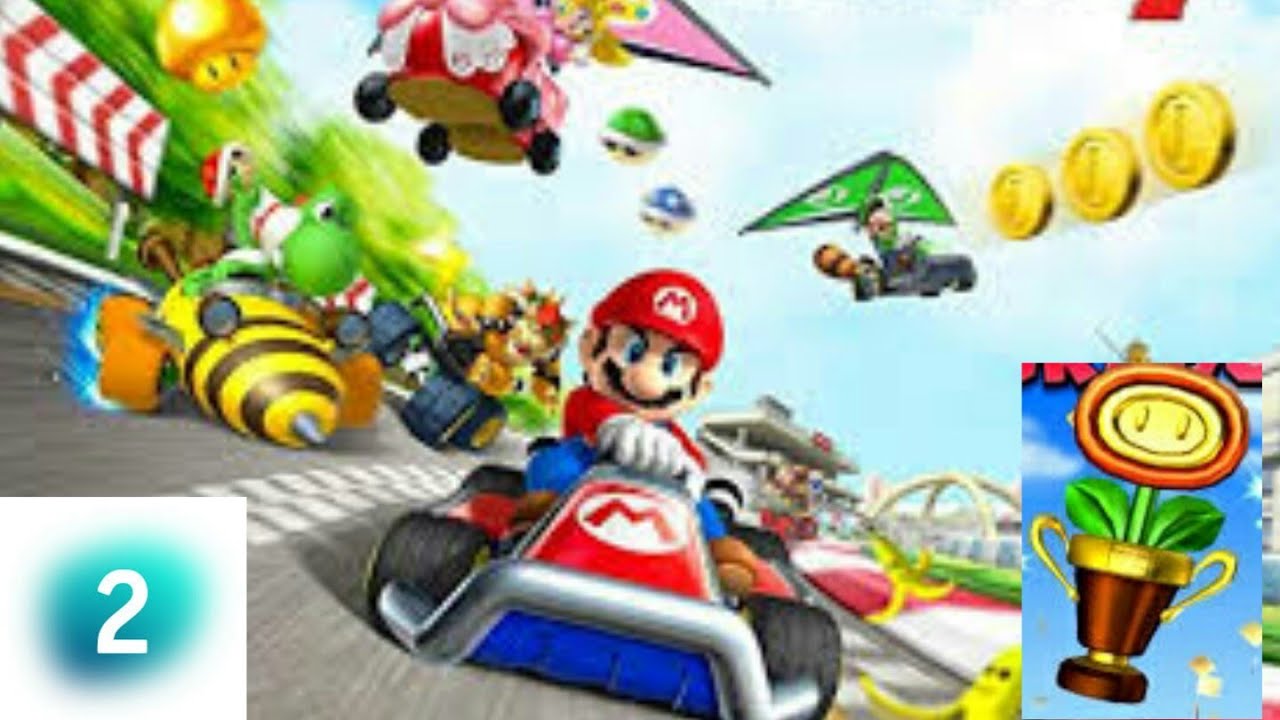 Mario kart 7 #2 Copa Flor 50cc N3DS - YouTube
