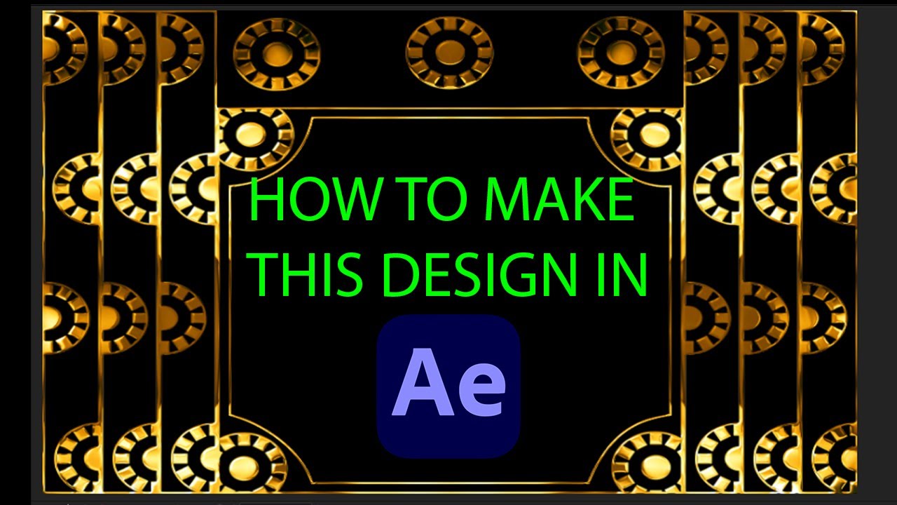 How To Make This Design In After Effects @vfxmehra - YouTube