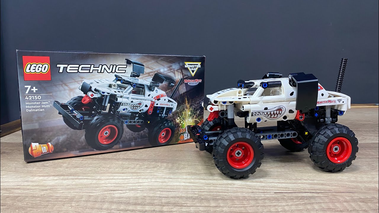 Monster Jam Monster Mutt Dalmatian Lego Technic 42150 Review&Assembly ...