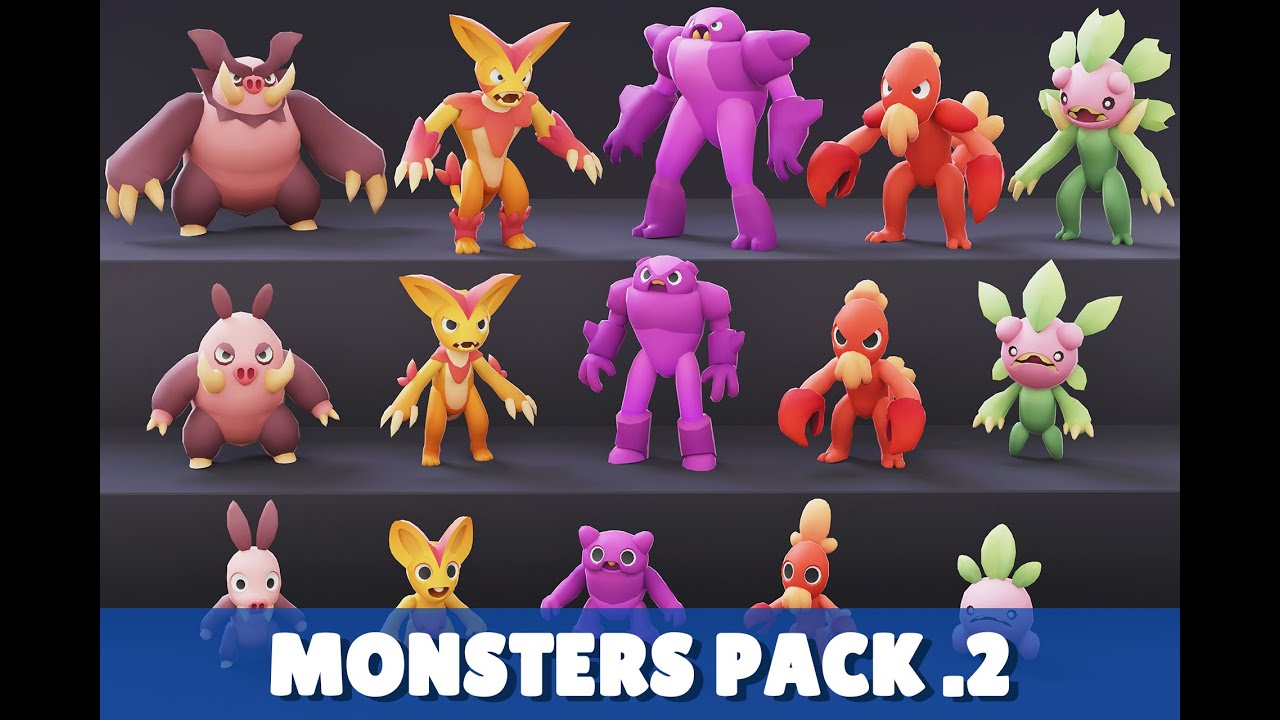 Monsters Pack 02_2 - YouTube