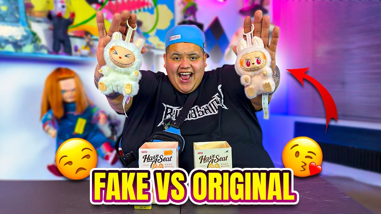 ¡La COMPARATIVA DEFINITIVA LABUBU FAKE 🚫🎭👥 vs ORIGINAL! - Babyface ...