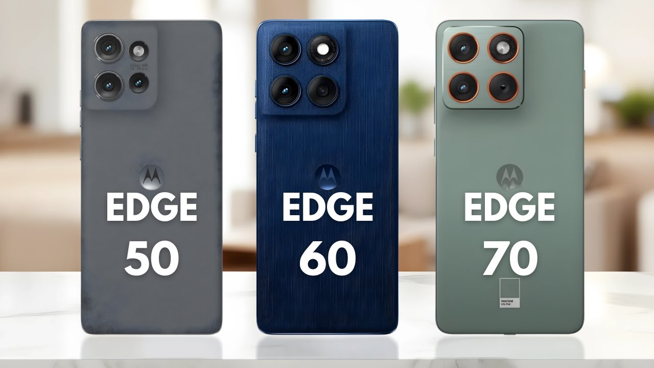 Motorola Edge 70 Vs Edge 60 Vs Edge 50 - YouTube