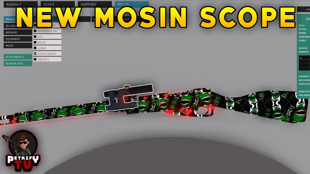 Phantom Forces - NEW MOSIN PU-1 SCOPE!! | New Logo Design?!?! - YouTube