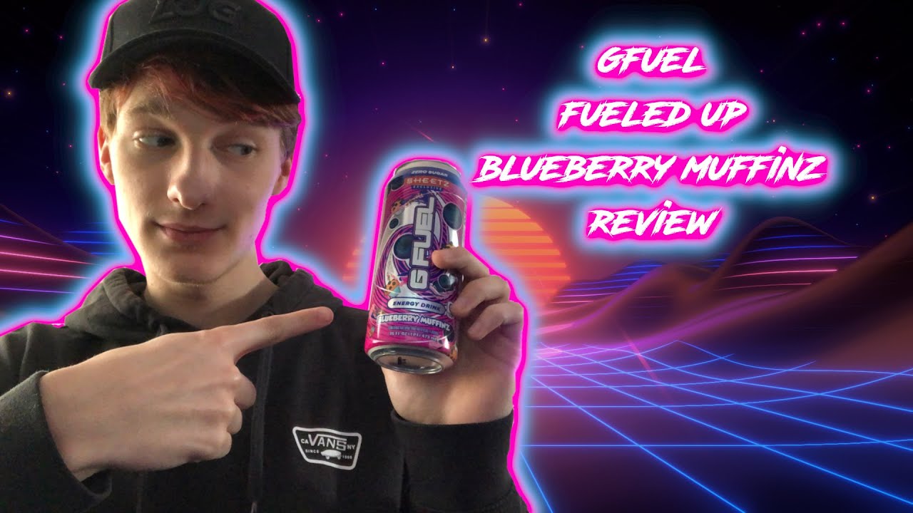 FUELED UP! | GFUEL BLUEBERRY MUFFINZ CAN! | GFUEL REVIEW! - YouTube