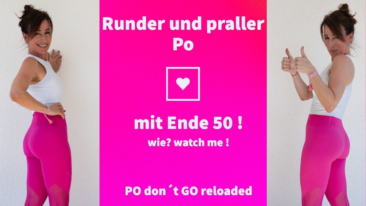 PRALLER PO MIT ENDE 50 - ALLERBESTE ÜBUNG - SCHNELLSTE RESULTATE - NUR 3x8 MIN/WO 💟 - YouTube
