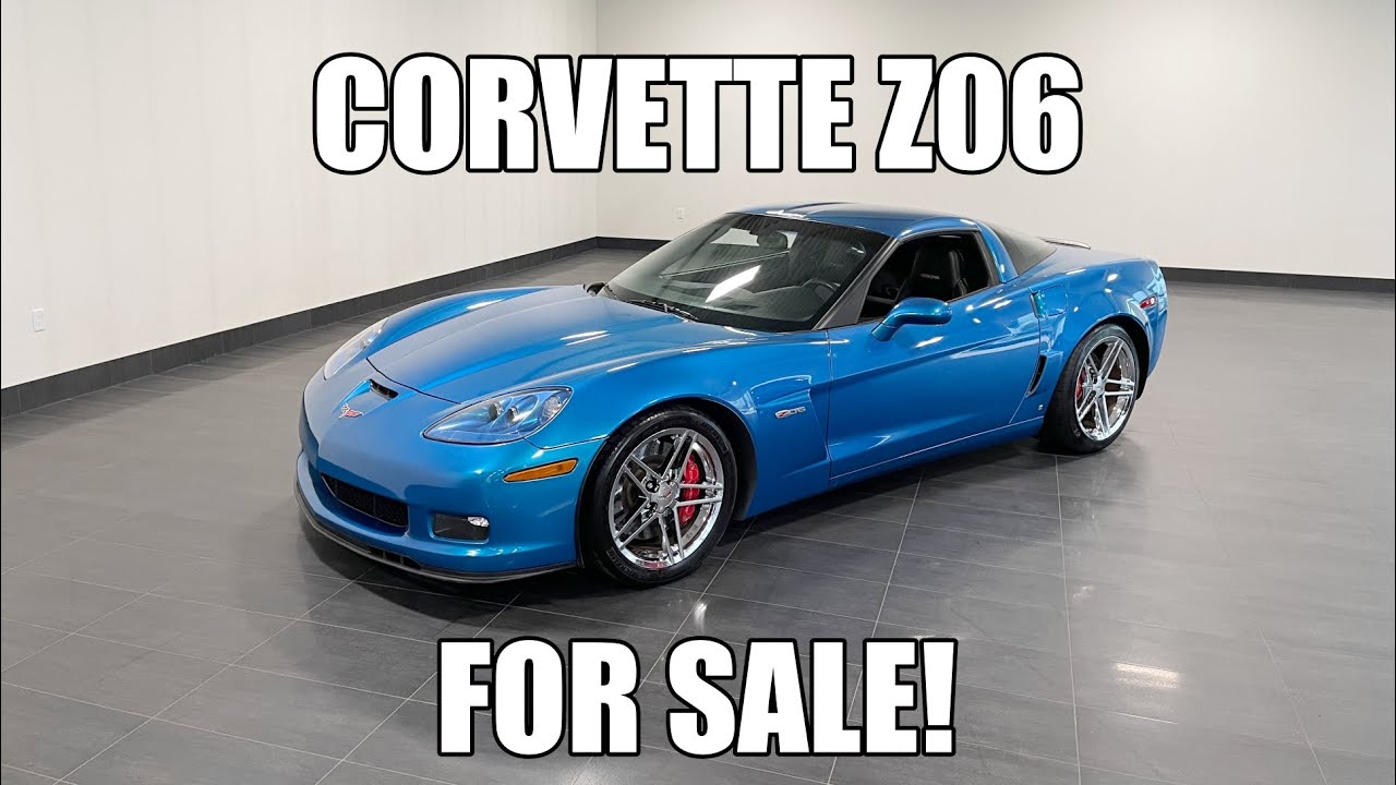 JETSTREAM BLUE 2008 CORVETTE Z06 FOR SALE! - YouTube