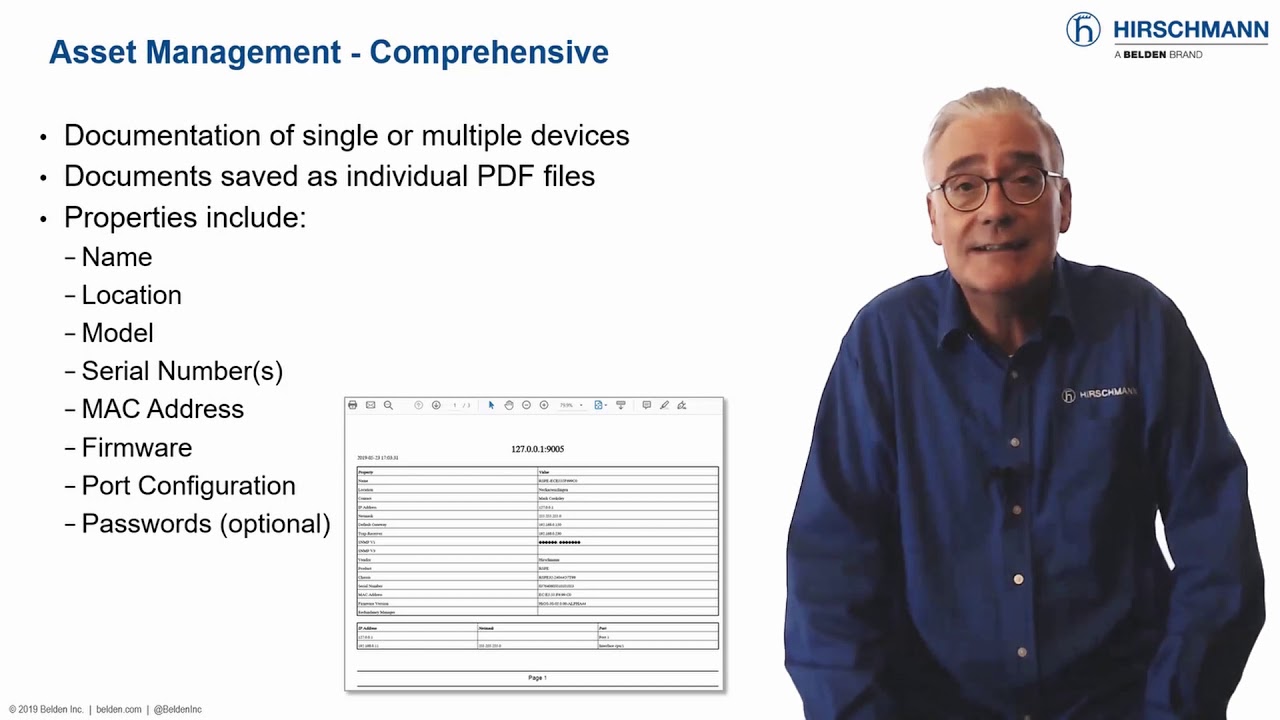 Hirschmann Industrial HiVision - Part 16: Asset Management - YouTube