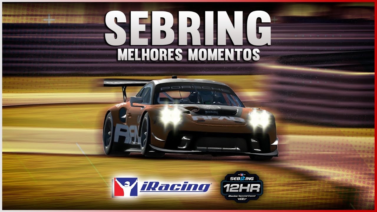 iRacing - MELHORES MOMENTOS - 12h de Sebring - YouTube
