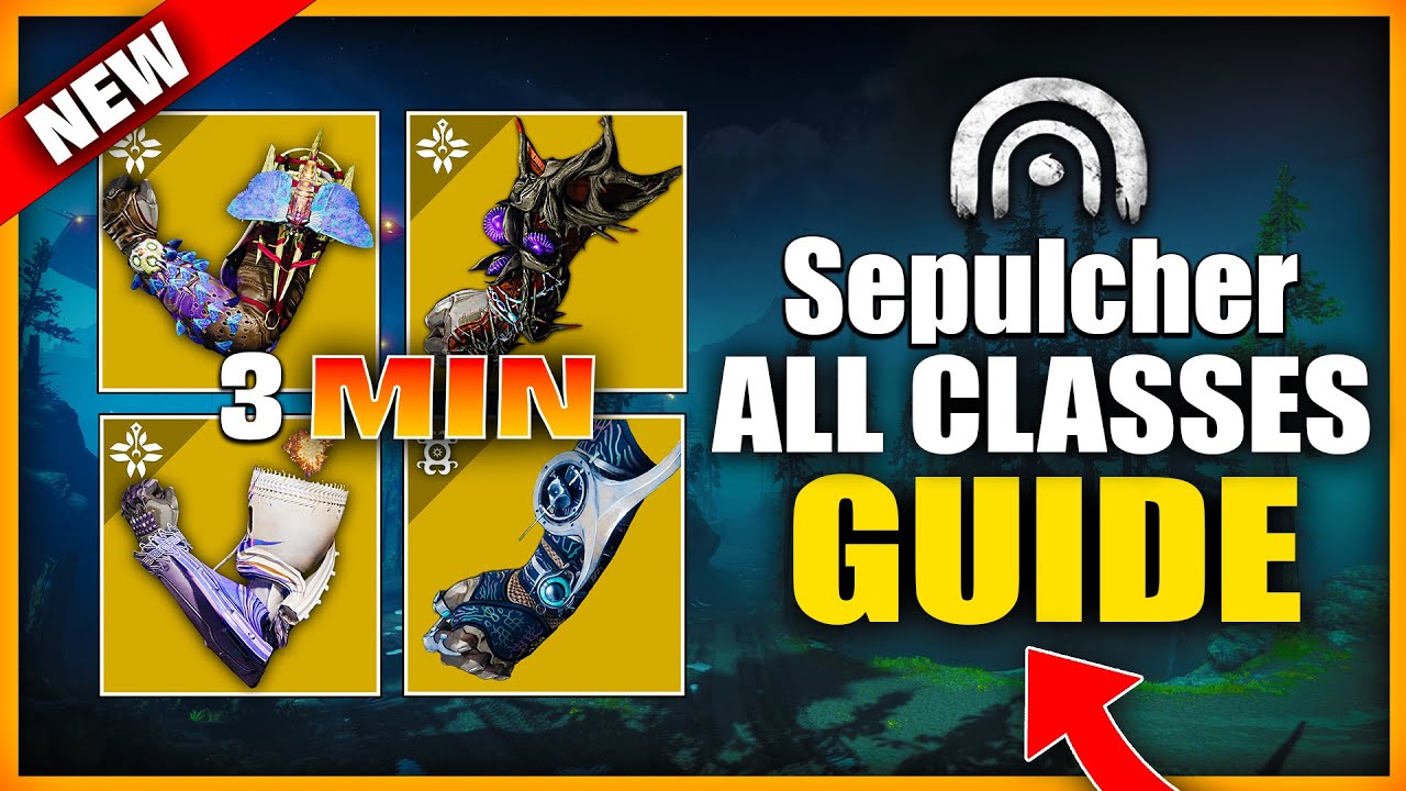 Destiny 2 | EASY Legend Lost sector TODAY Sepulcher ALL CLASSES 10/16 ...