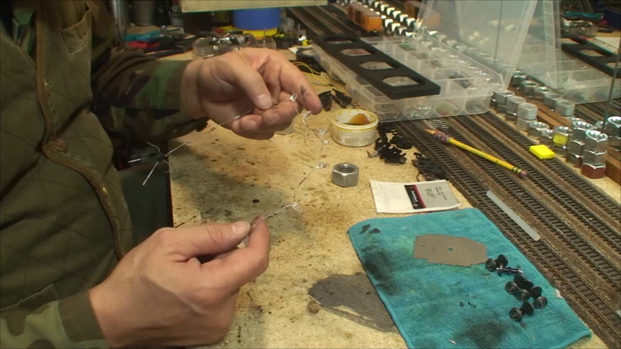 Wire LED lights in model building Part 3 - YouTube