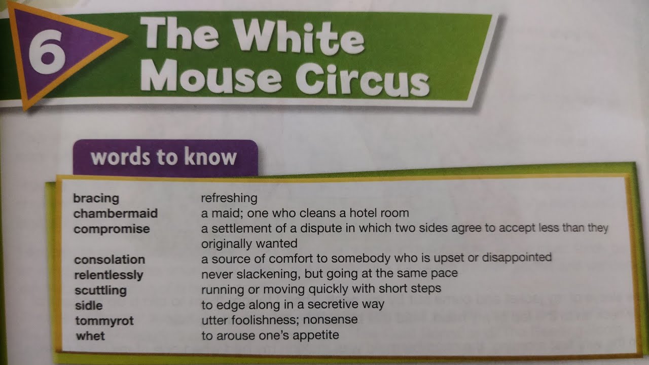 New Oxford Modern English Book 6 | Chapter 6 | The White Mouse Circus 🎪 ...