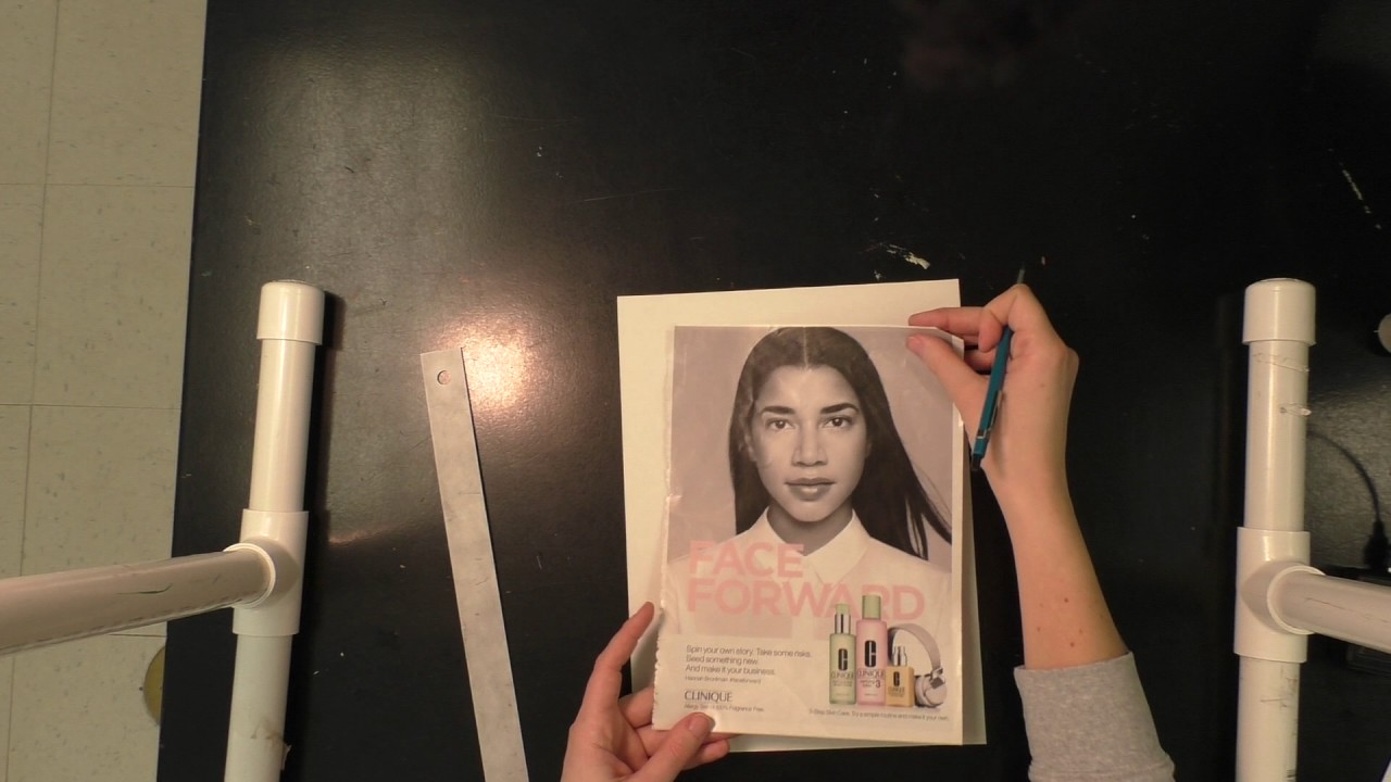 Grade 6: Self Portrait lesson - YouTube