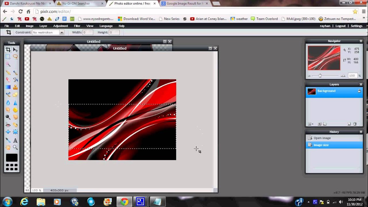 how to make GFX Banners with pixlr - YouTube