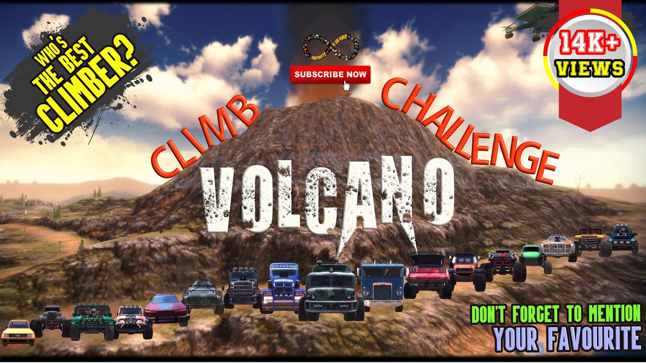 OFF THE ROAD VOLCANO CLIMBING CHALLENGE | INFINITE OPEN WORLD DRIVING ...
