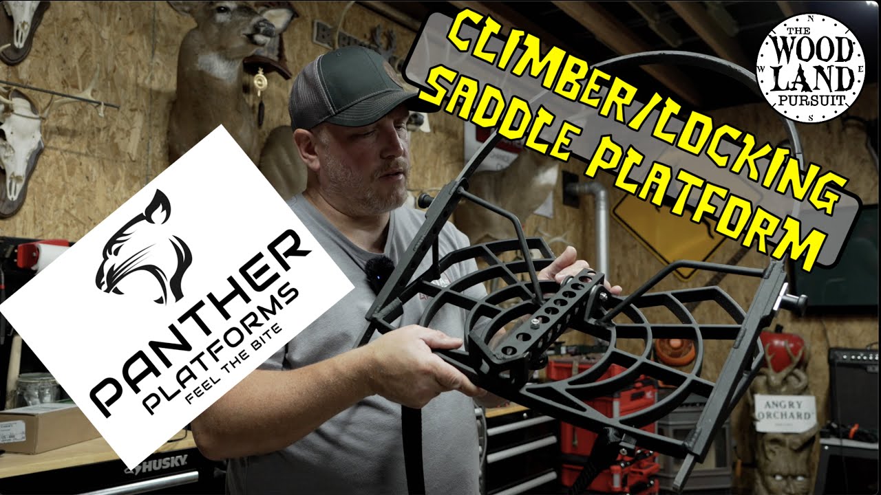 Panther Platforms Quick Climb Climber locking saddle hunting platform # ...