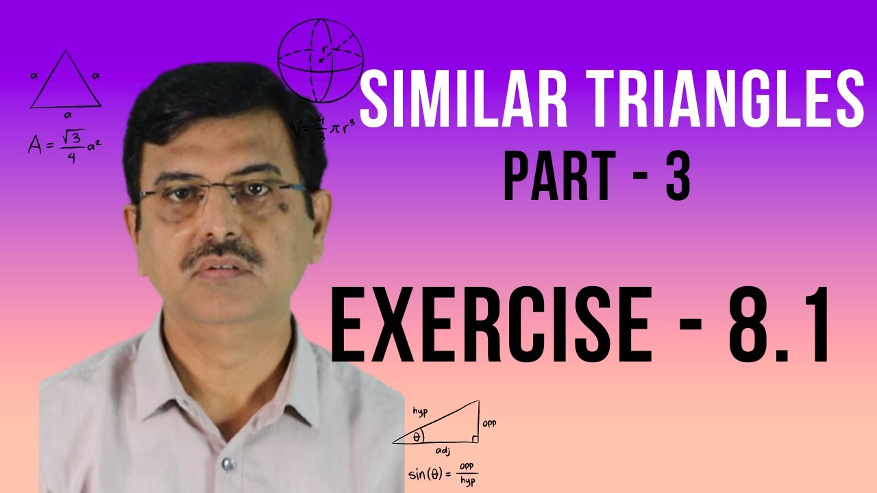 exercise 1 solutions #Similar triangles ||Anand sir math classes ...