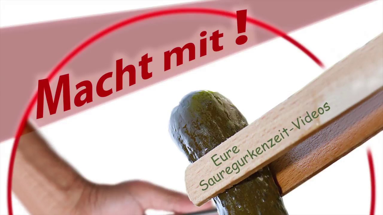 Was ist eigentlich die Sauregurkenzeit? - YouTube
