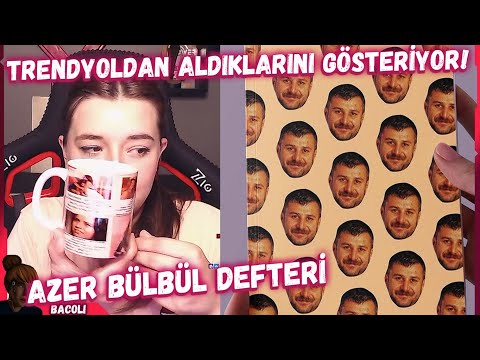 Pqueen - Trendyoldan Aldığı İlginç Ürünleri Gösteriyor! (Azer Bülbül defteri, Aşk-ı Memnu Sticker )