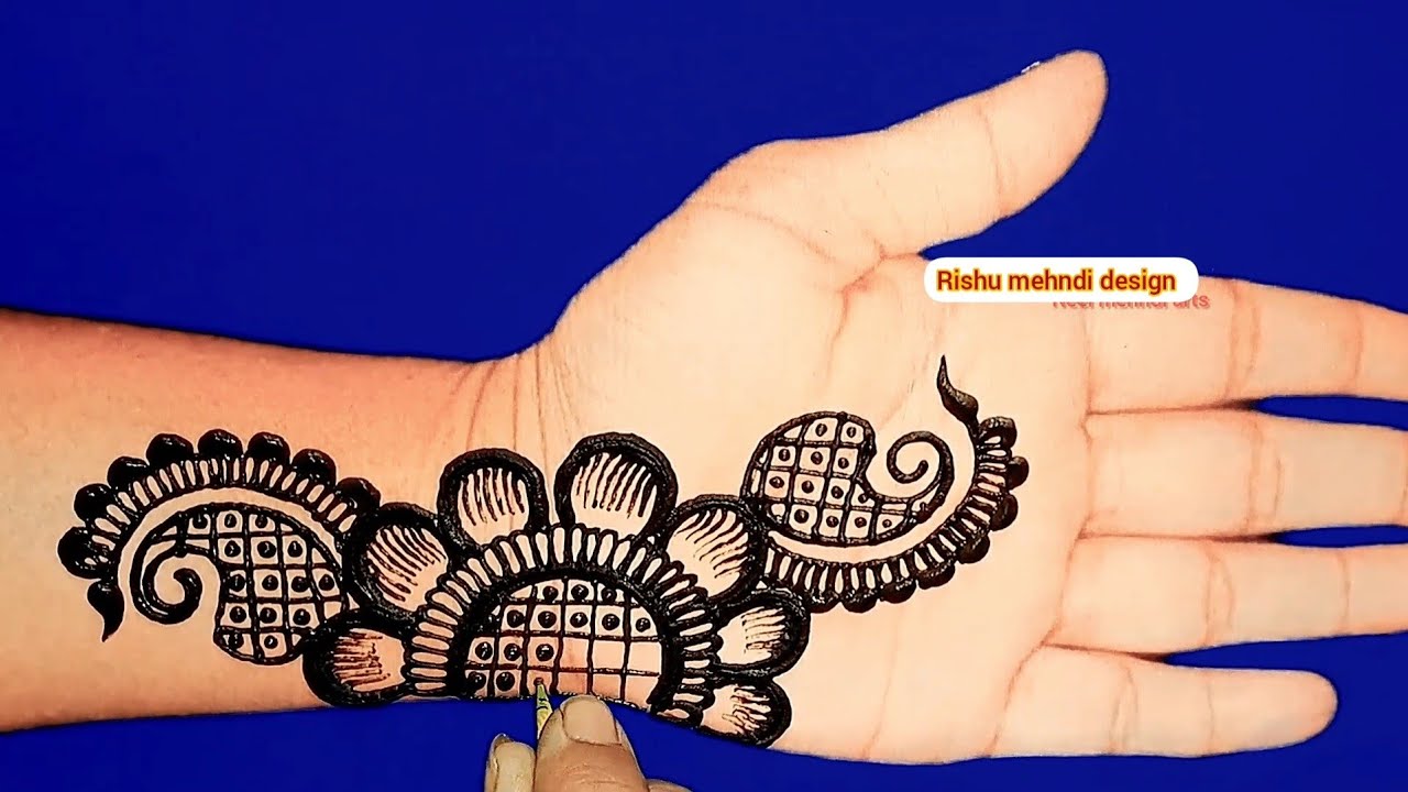 New simple mehndi designs || Mendini designs || hath ki Mehandi || easy ...