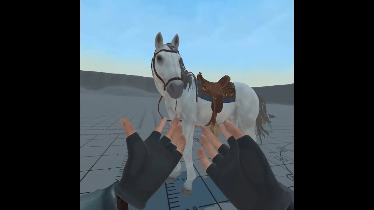 Horse riding control in VR - YouTube