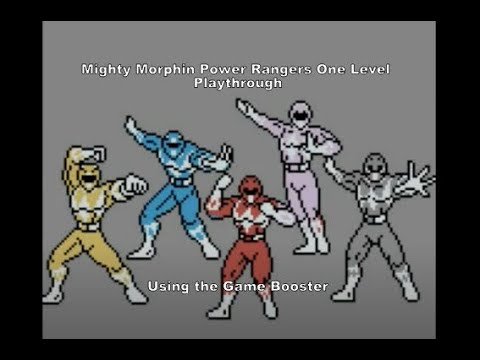 Mighty Morphin Power Rangers One Level Playthrough using the Game ...