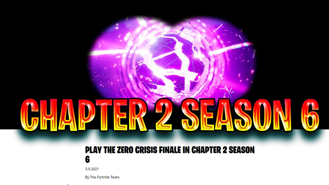 PLAY THE ZERO CRISIS FINALE IN CHAPTER 2 SEASON 6 - YouTube