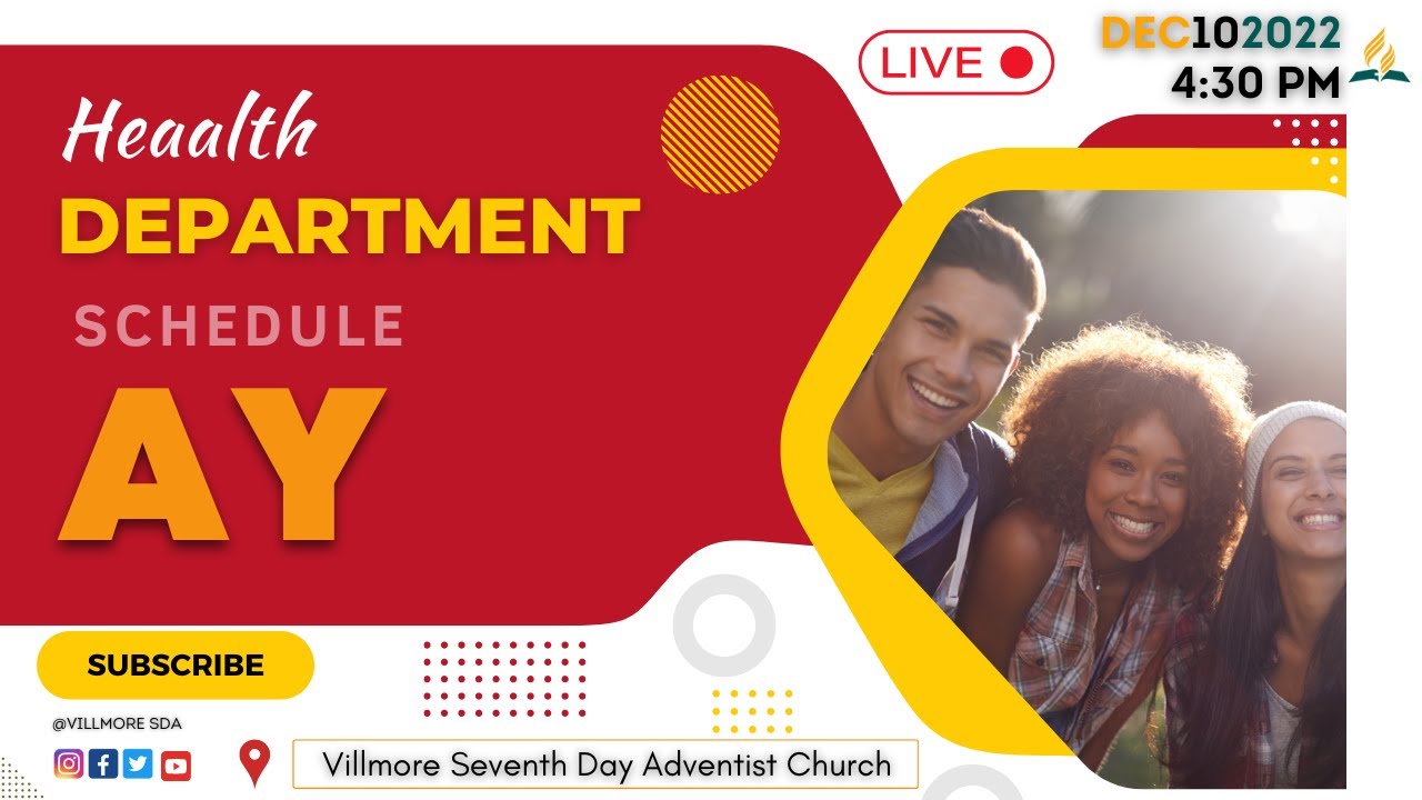AY Service Health Department | Dec 10, 2022 | Villmore SDA - YouTube