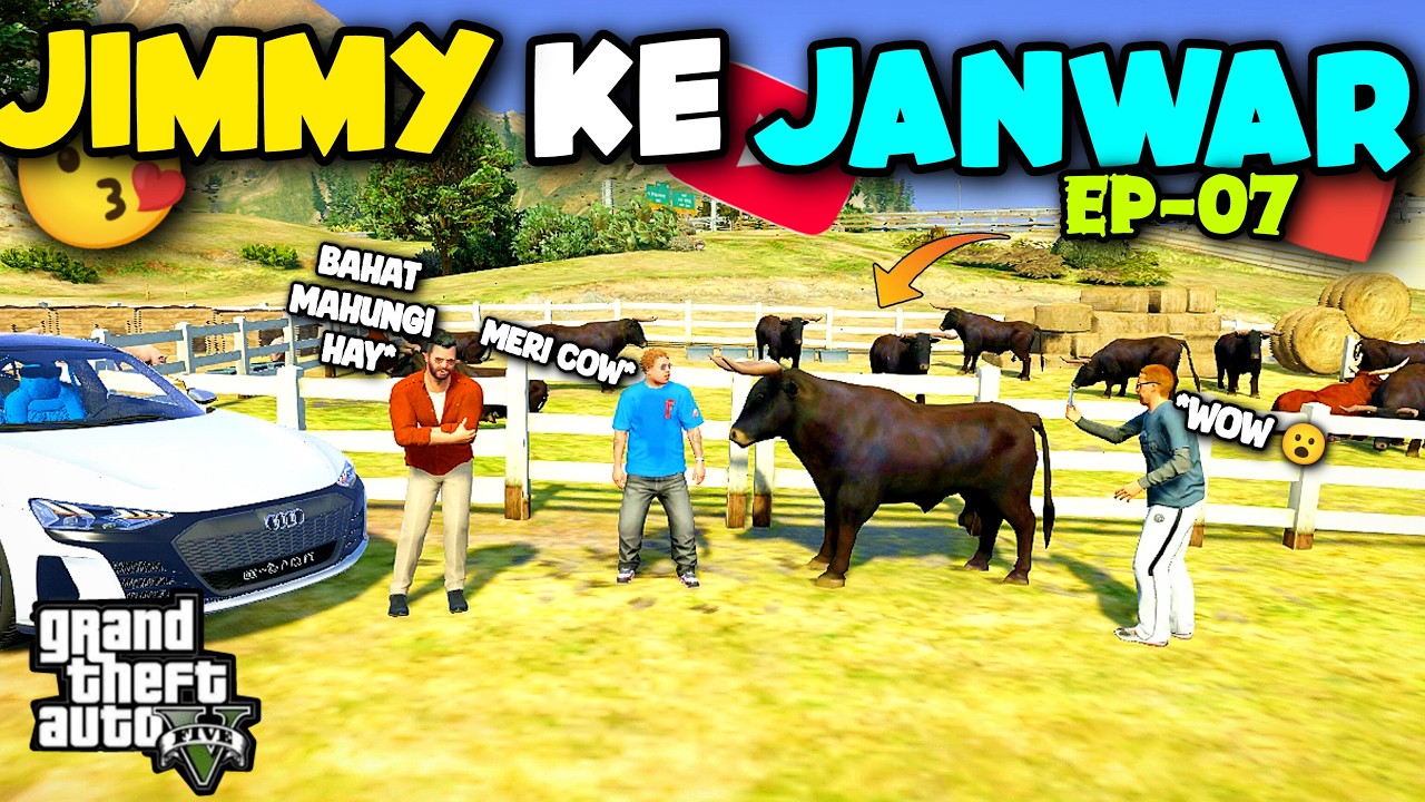 JIMMY KA QURBANI KA JANWAR AGAYE! | MANDI SERIES'BAKRA EID' 2025 [EP-07] | GTA 5 PAKISTAN MODS ...