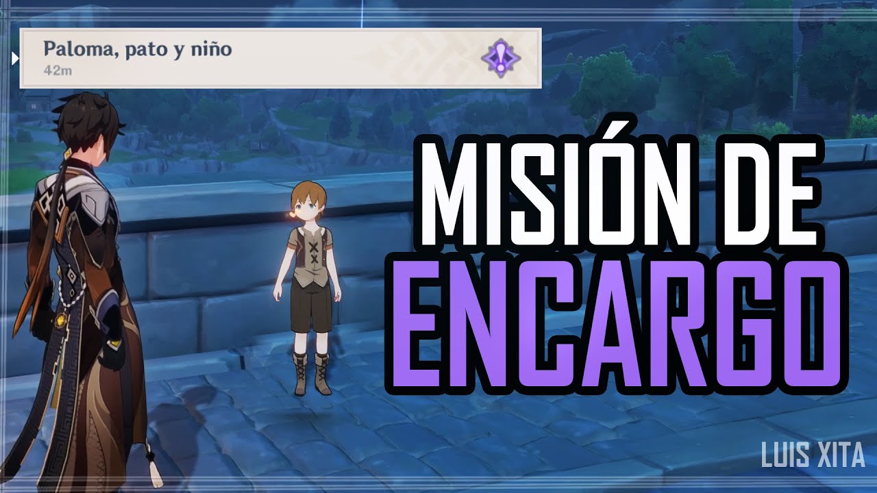 Paloma, pato y niño Genshin impact 〚 Misión de encargo 〛 - YouTube