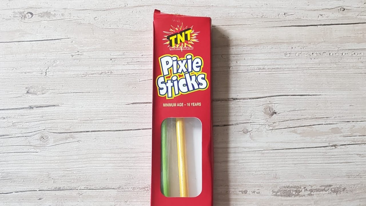 Pixie Stixs - TNT Fireworks Hand Held Fountains (UK footage) - YouTube